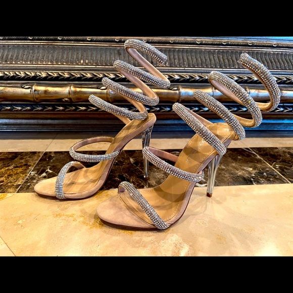 Shoes | Diamond Coil Sexy Heels Size 55 | Poshmark